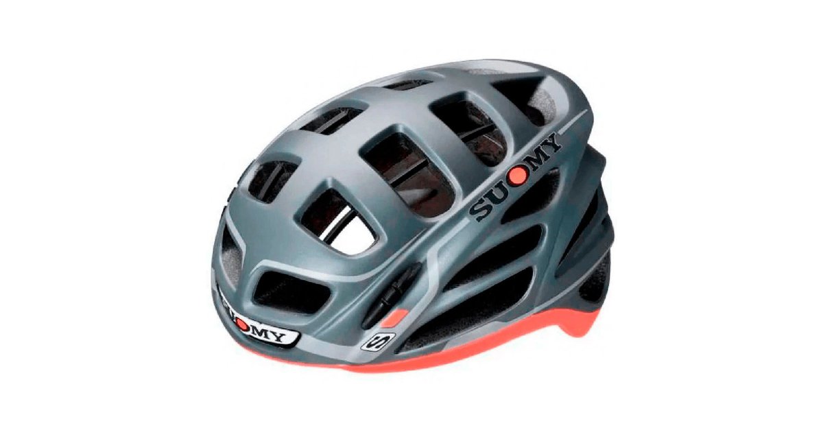 Suomy Gun Wind S-line Road Helmet Grau L