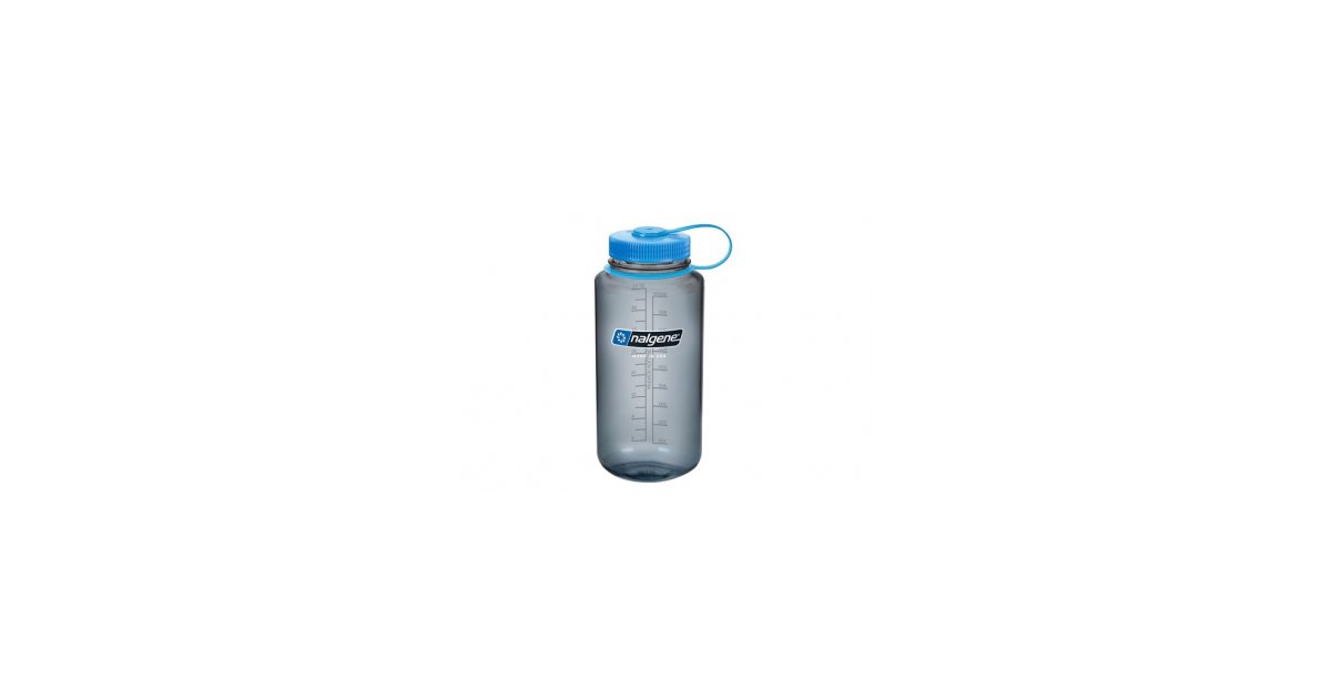 Nalgene flasche grande ouverture grau 1l