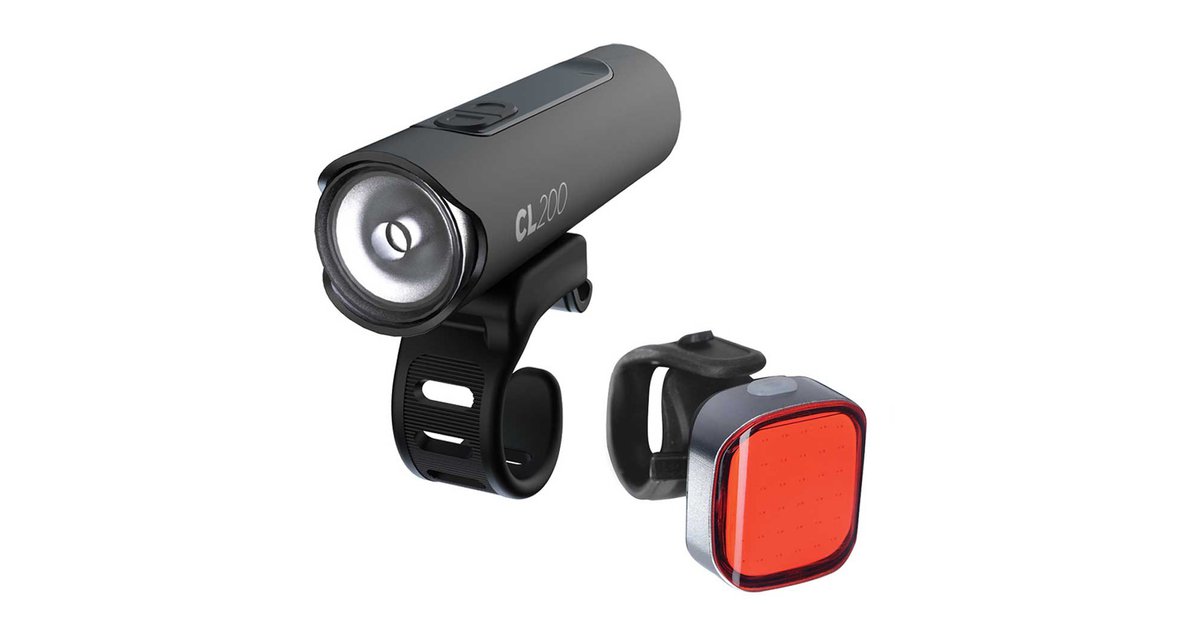 Oxc Luz Ultratorch City Light Set Schwarz 200 Lumens