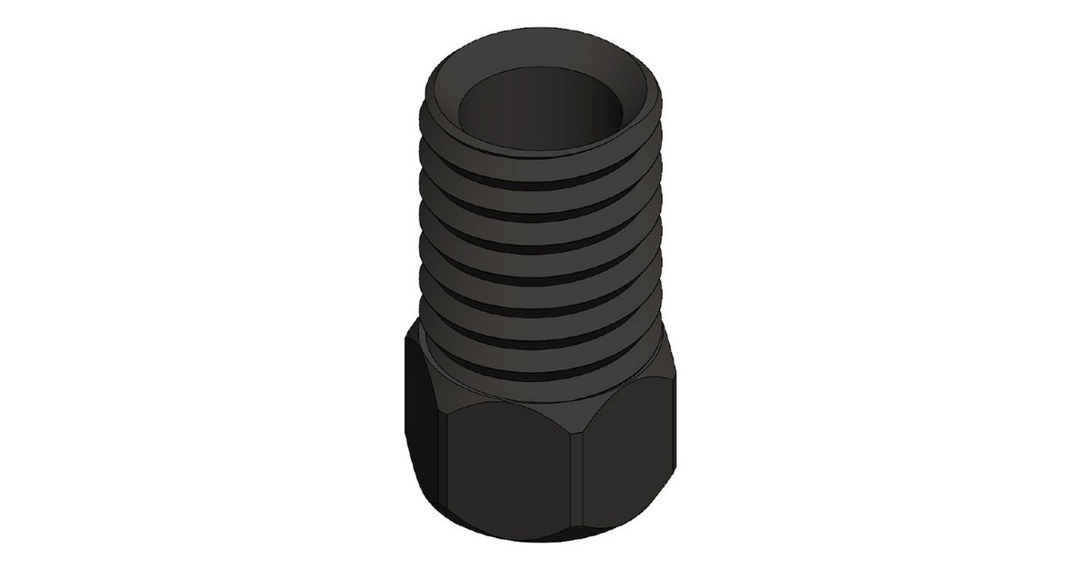 Var Sram Compression Nut 10 Units Schwarz