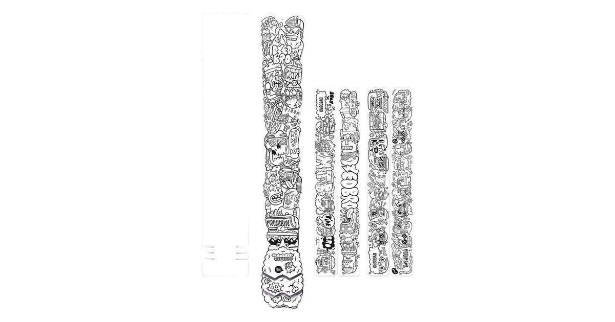 Dyedbro Juay X Frame Guard Stickers Schwarz