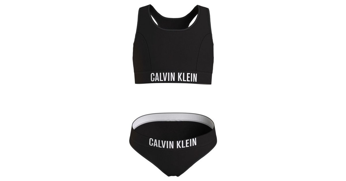 Calvin Klein Bustier-Bikini BRALETTE BIKINI SET mit Calvin Klein Logoprint