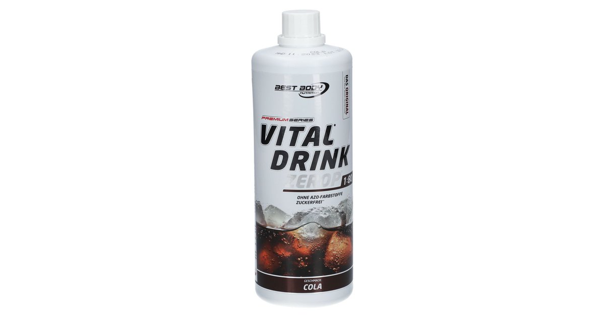 Best Body Nutrition Vital Drink Zerop® Cola 1000 ml