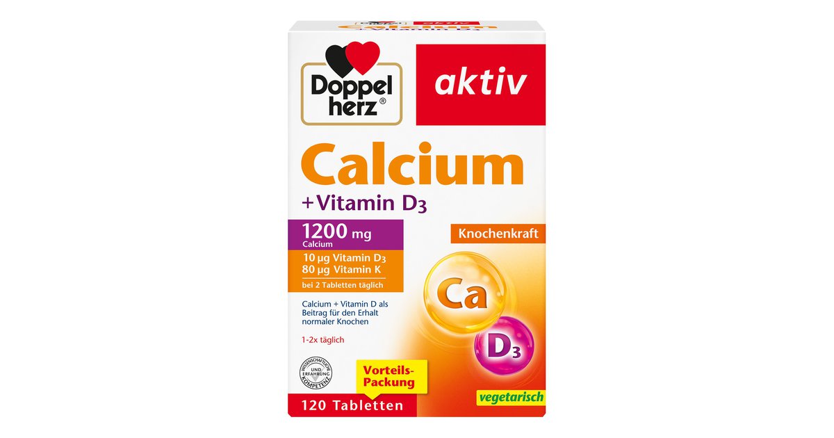 Doppelherz Doppelherz® aktiv Calcium + Vitamin D3