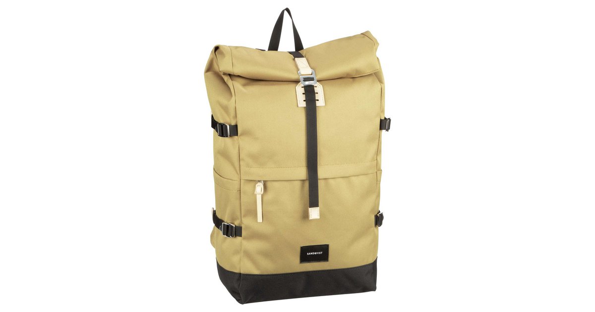 Sandqvist Laptoprucksack Bernt Rolltop Backpack Multi Bronze/Black (20 ...