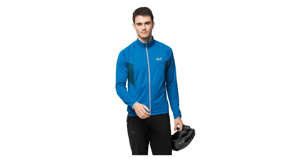 Jack Wolfskin Gradient Jacket Men Fahrradjacke Männer L blau blue pacific