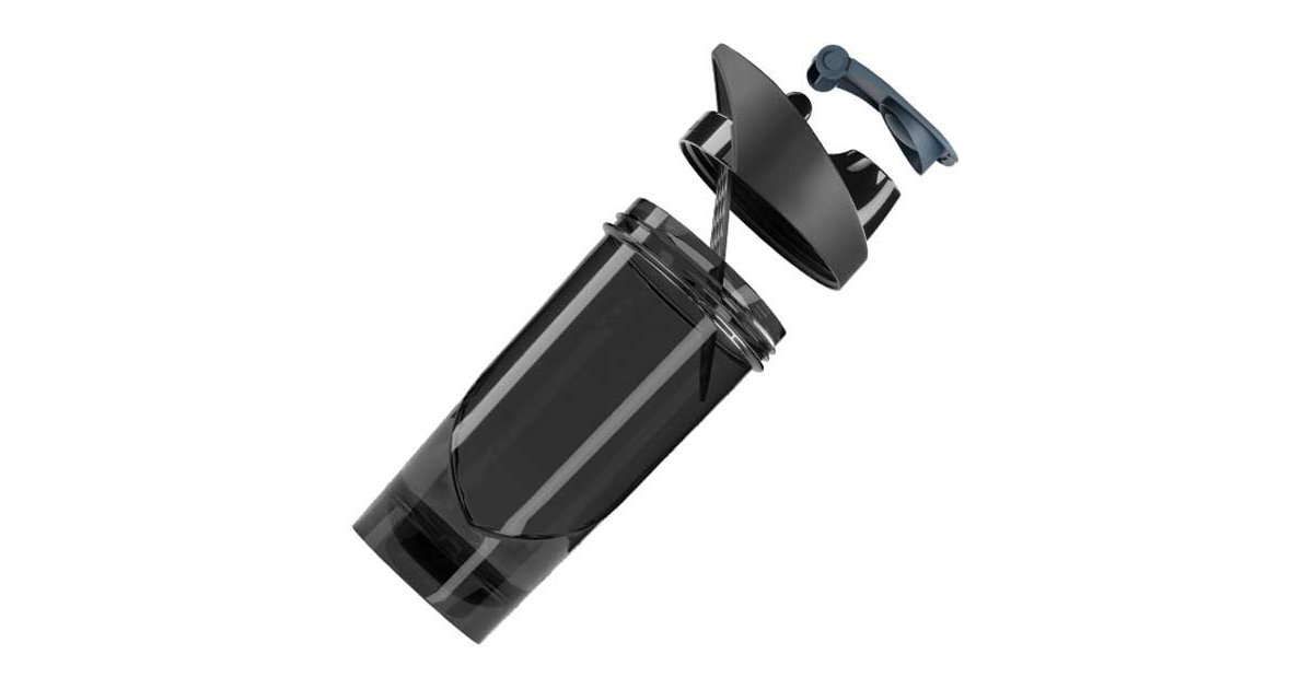 Shieldmixer Shaker Hero Pro Harley Quinn Bop Shaker 700ml Silber