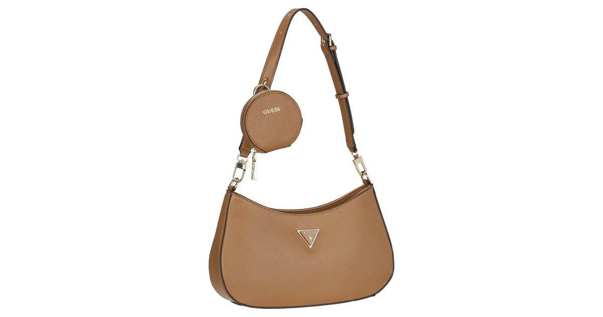 Guess Schultertasche Alexie Top Zip Shoulder Bag Light Cognac (1.9 Liter)