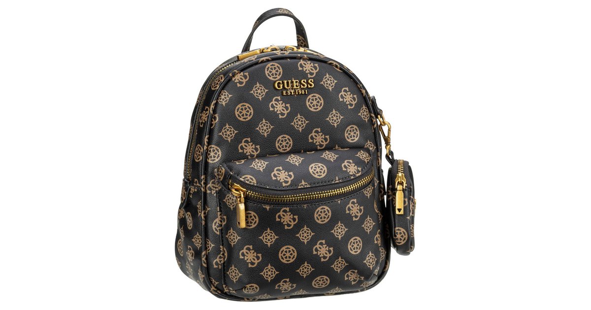 Guess Rucksack / Daypack House Party Backpack Mocha Logo (8.2 Liter)