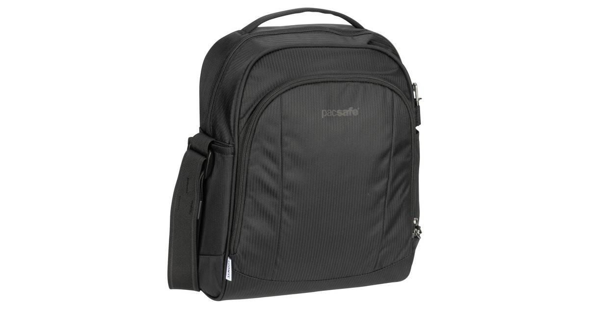 Pacsafe Metrosafe LS250 in Schwarz (12 Liter), Umhängetasche