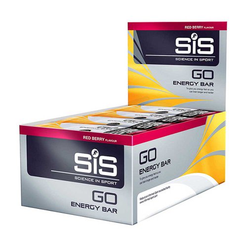 Sis Go 40g Red Berries Energy Bars Box Mehrfarbig