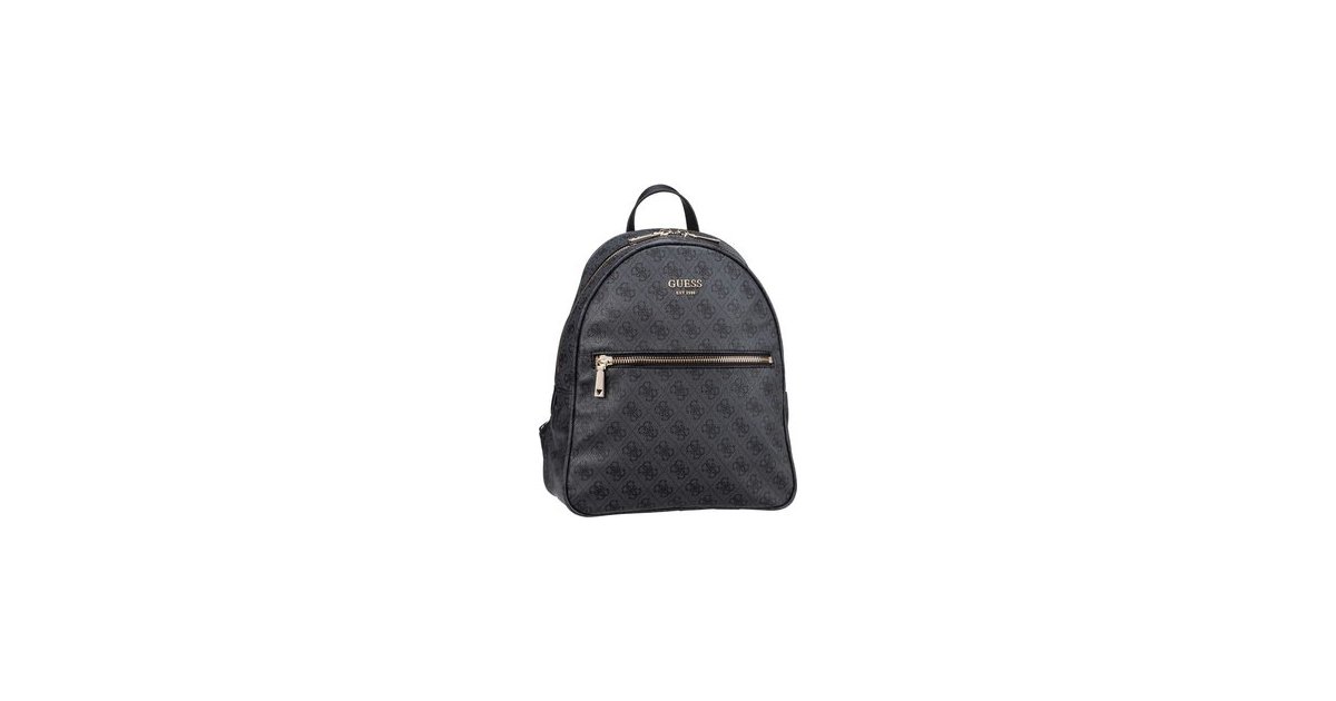 Guess Vikky Backpack Logo in Grau (14.8 Liter), Rucksack / Backpack