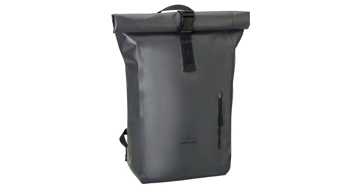 Johnny Urban Conor in Grau (18 Liter), Rolltop Rucksack