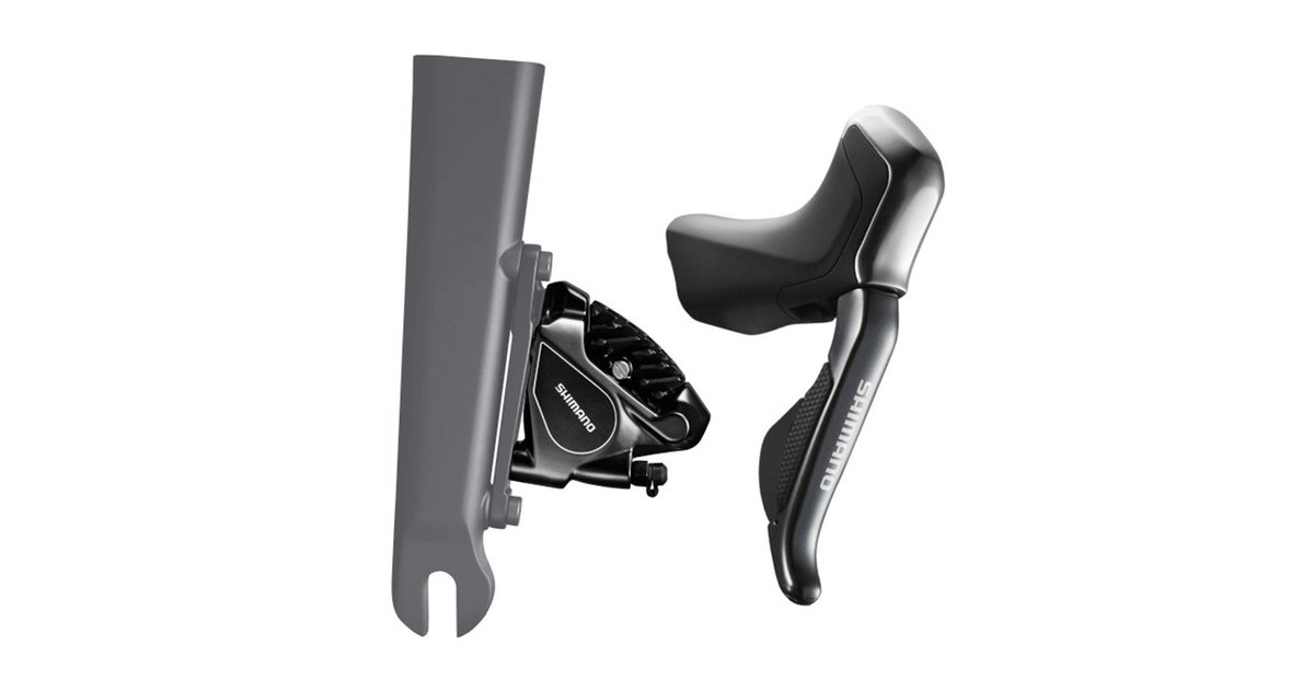 Shimano ST-R785 Di2 STI Brems-/Schalthebelkombination links 2-fach mit BR-RS805 Scheibenbremse J-KIT