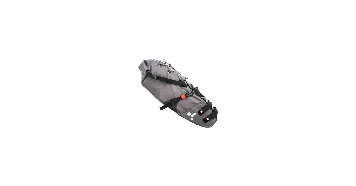 Geosmina bikepacking large 15l sitztasche grau