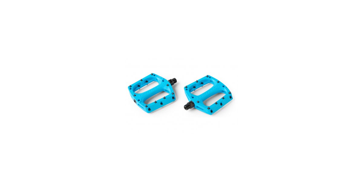 Dartmoor drift flat pedals blue