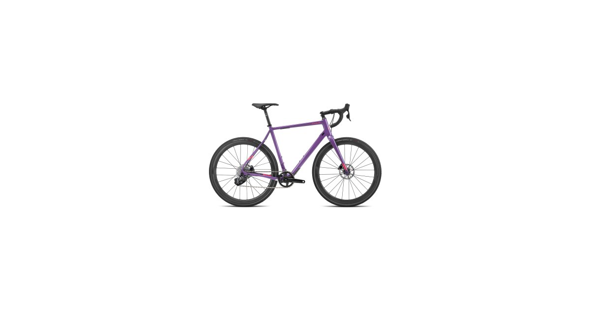 Fuji cyclocross fahrrad jari carbon cx sram rival axs 12v 700 mm violett rot 2022