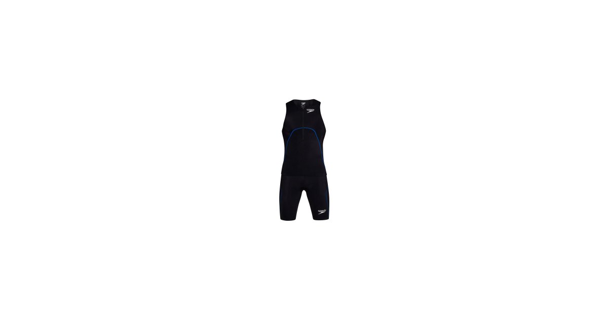 Speedo singlet proton schwarz blau