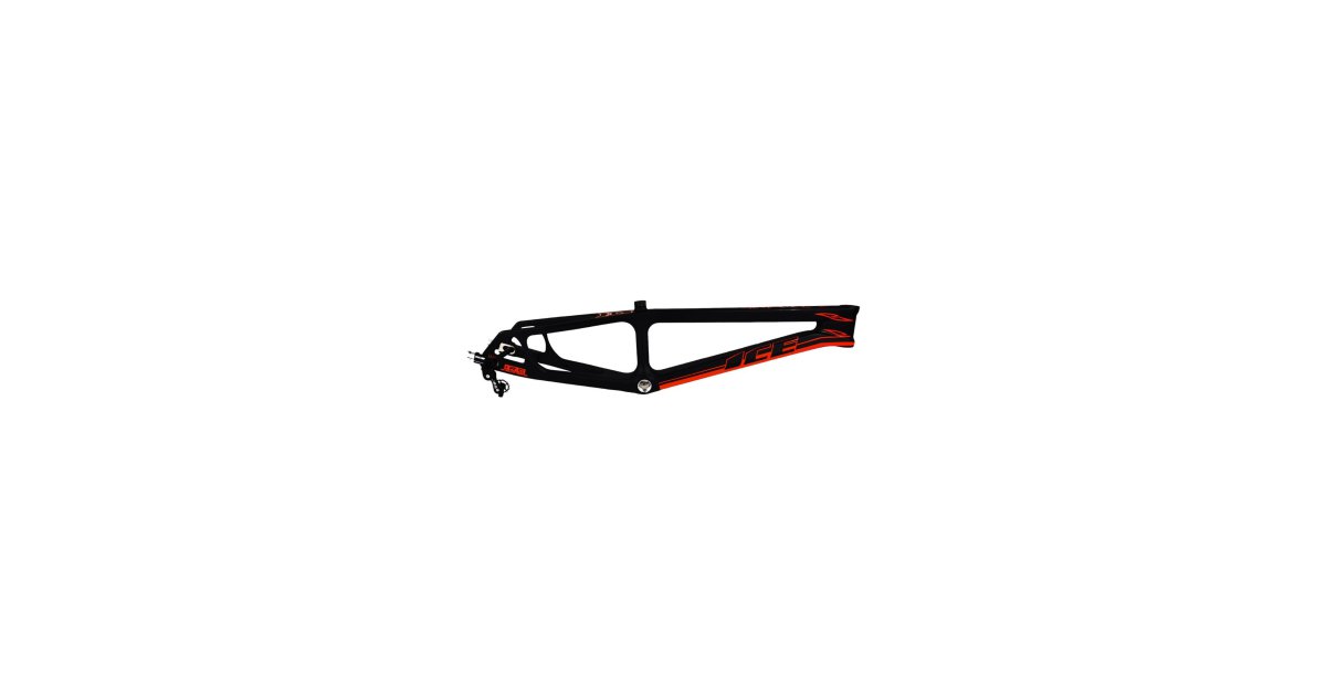 Ice bmx rahmen race raptor mattschwarz rot