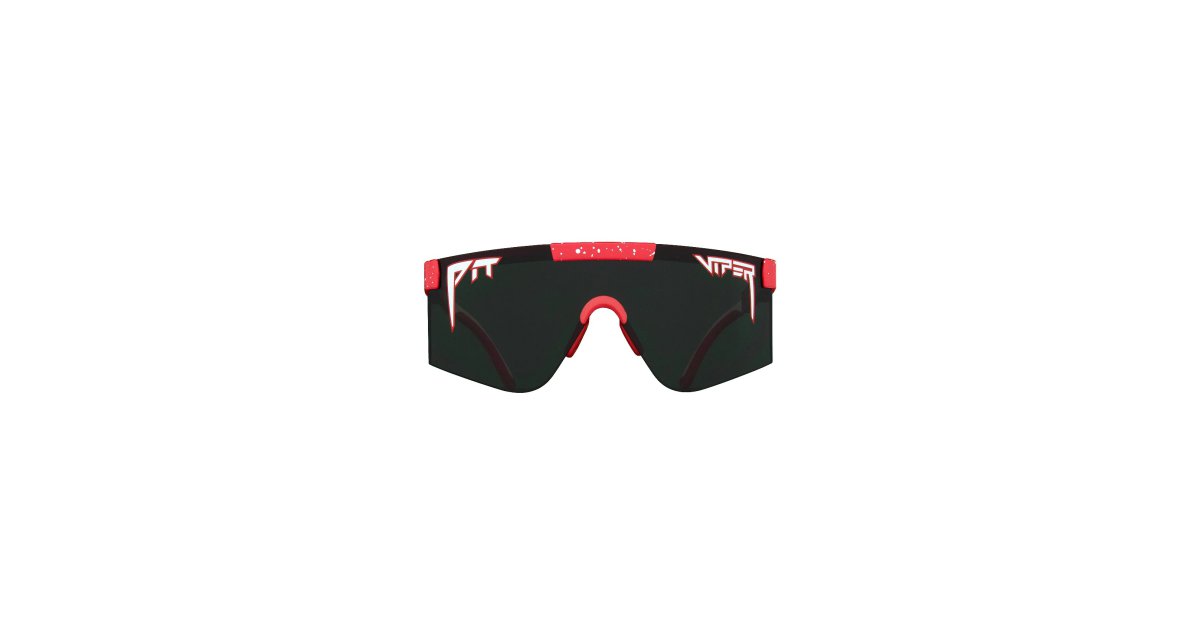 Pit Viper the responder 2000s sunglasses red black