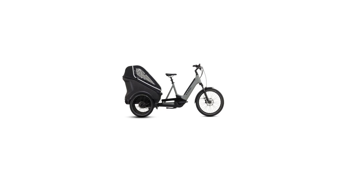 Cube trike family hybrid 750 electric three wheel cargo bike enviolo ...