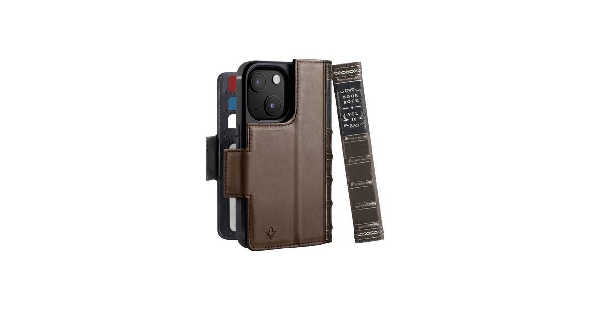 Twelve South BookBook Booklet Apple iPhone 13 mini Braun