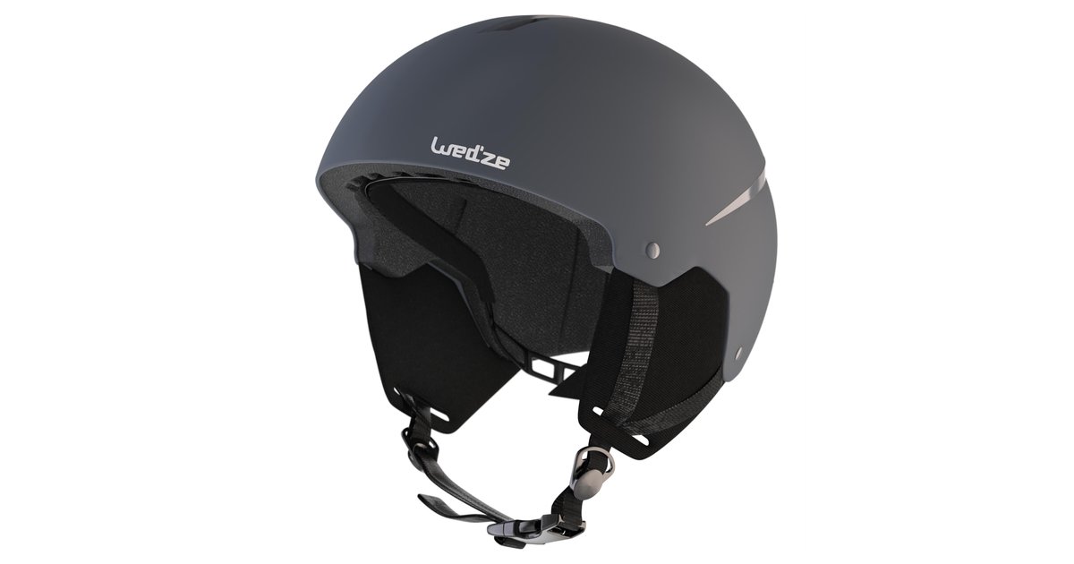 Wedze Skihelm Erwachsene - H100 grau