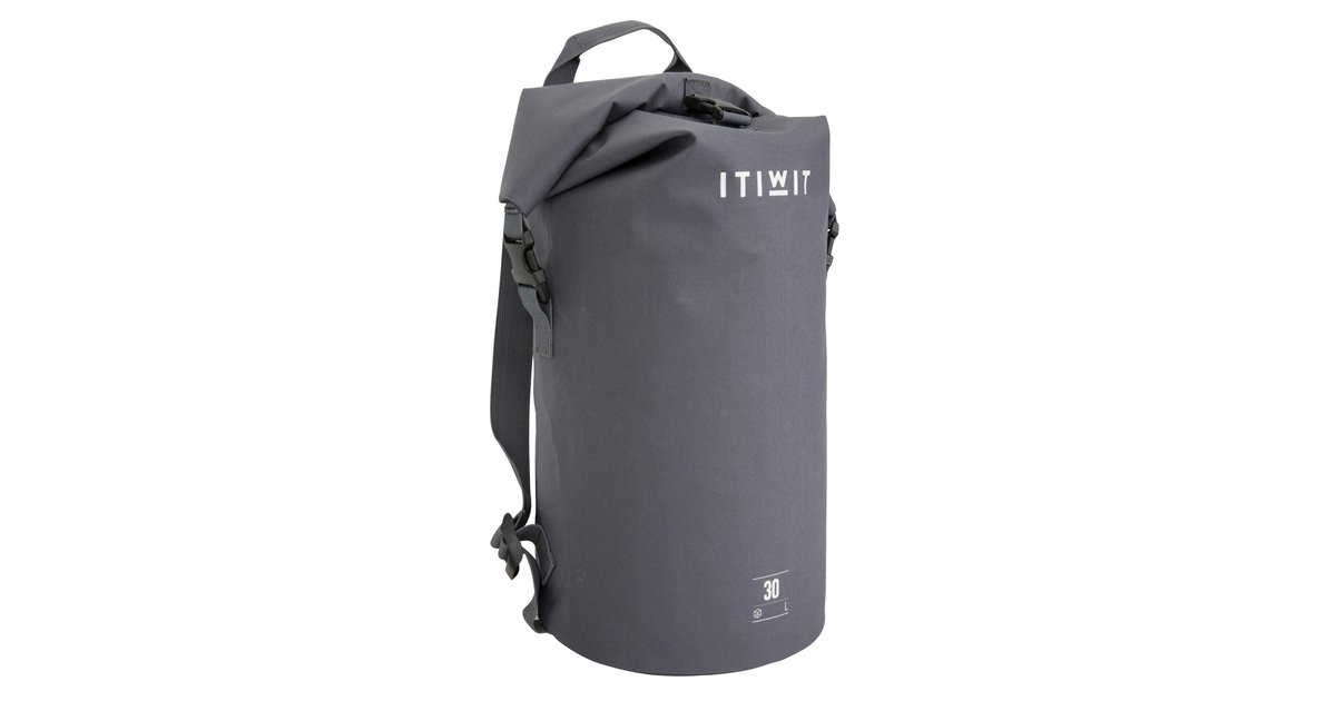 ITIWIT Wasserfeste Tasche 30 l grau