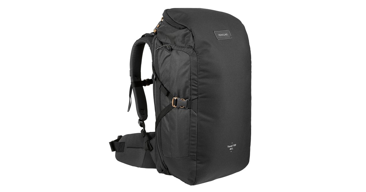 FORCLAZ Backpacking Rucksack Trekking Travel 100 Handgepäckformat 40 Liter