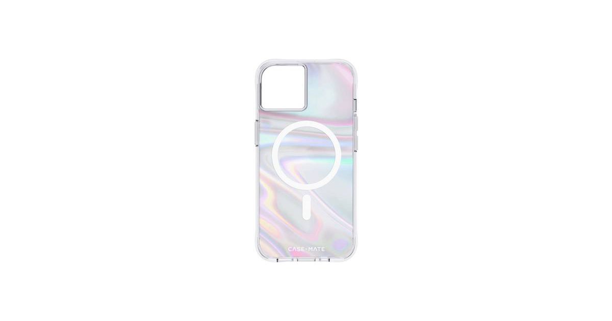 Case-mate Soap Bubble MagSafe Case Apple iPhone 14, iPhone 13 Transparent