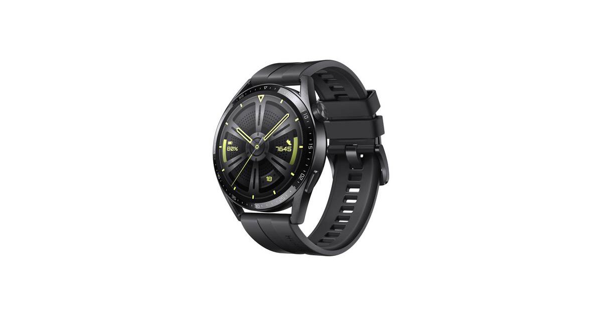 Huawei Watch GT3 Smartwatch 46 mm Uni Schwarz