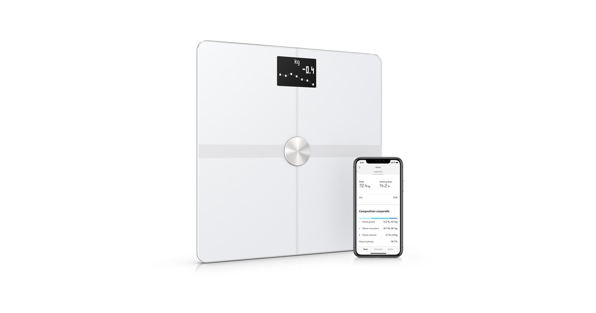Withings Smarte Waage Body + weiss