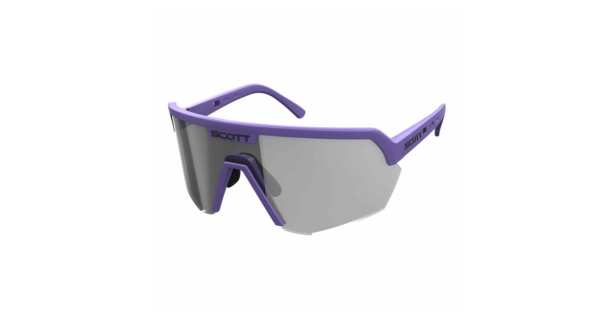 Scott Sport Shield LS Wechselscheiben Fahrrad Brille lilagrau light sensitive