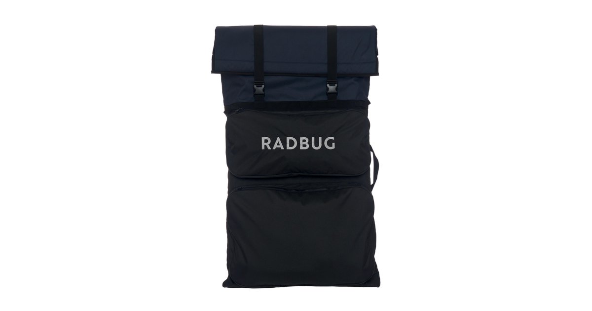 Radbug Schutzhülle Bodyboard 500 doppelt Quiver schwarz/blau
