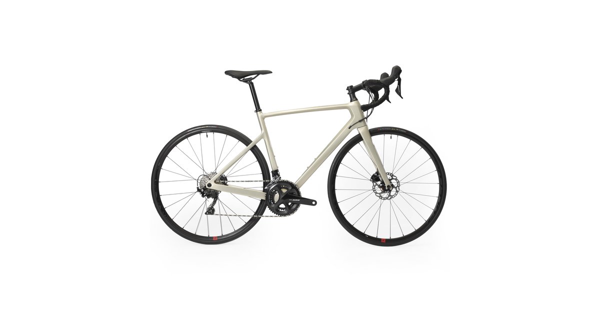 Van Rysel Rennrad EDR Carbon 105 11-fach Beige