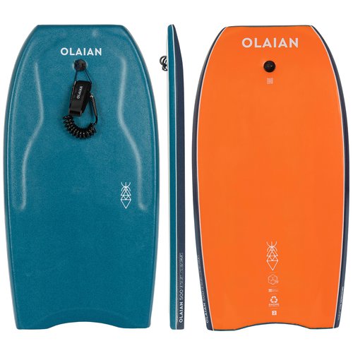 RADBUG Bodyboard mit Leash 500 blau/orange
