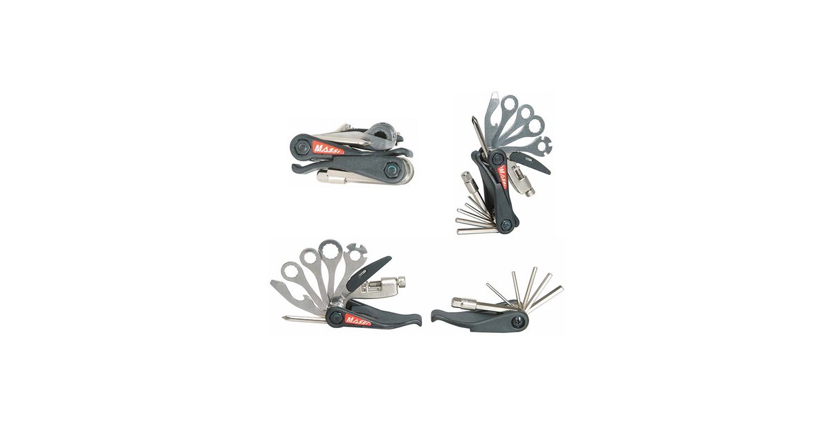 Massi 18 Functions Multi Tool Schwarz