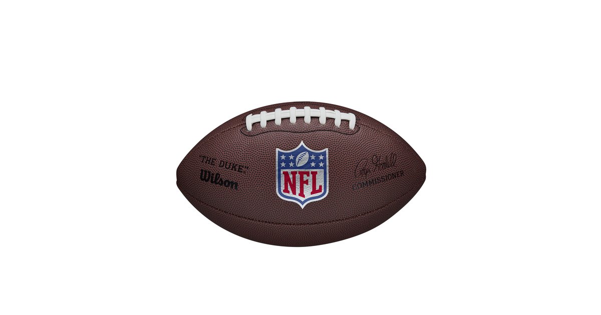 Wilson American Football Ball NFL - Duke Replica Offiziell braun