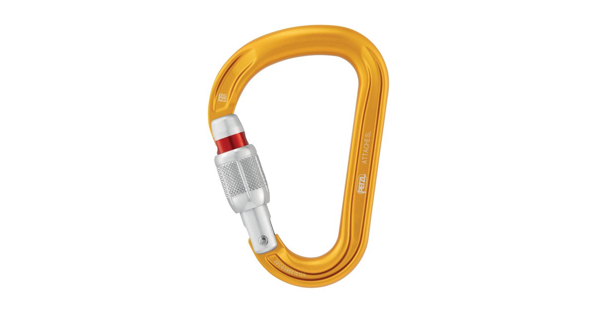 Petzl HMS-Karabiner Klettern und Bergsteigen - Attache Petzl neu