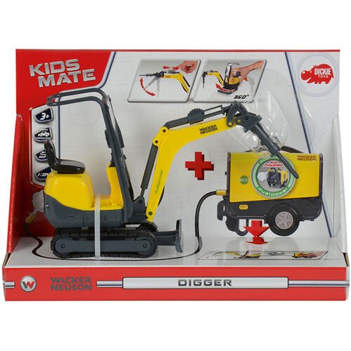 Dickie Toys Dickie Toys Kids Mate Wacker Neuson Digger