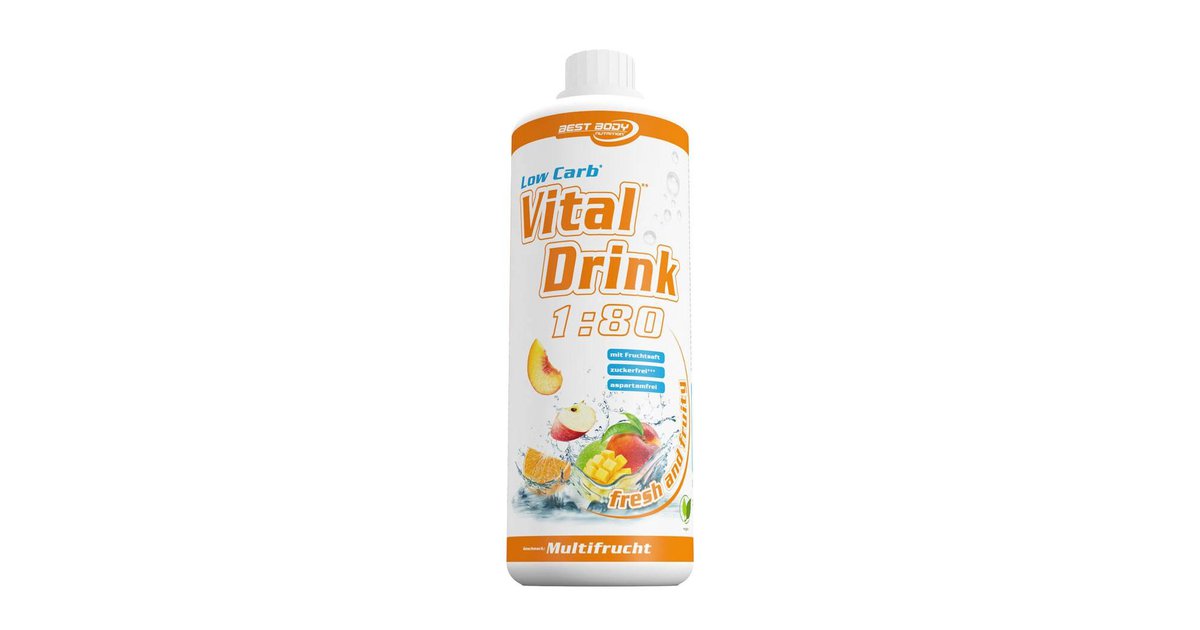 Best Body Nutrition 1 Liter Low Carb Vital Mineral Drink