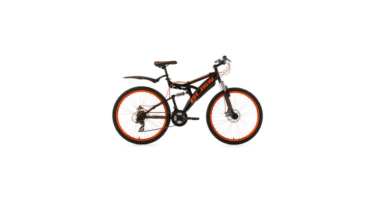 KS Cycling KS Cycling Fully Mountainbike Bliss 26 Zoll schwarz-orange ...