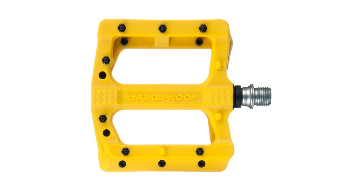 Nukeproof Neutron EVO Plattformpedale (Electron EVO) - Gelb}