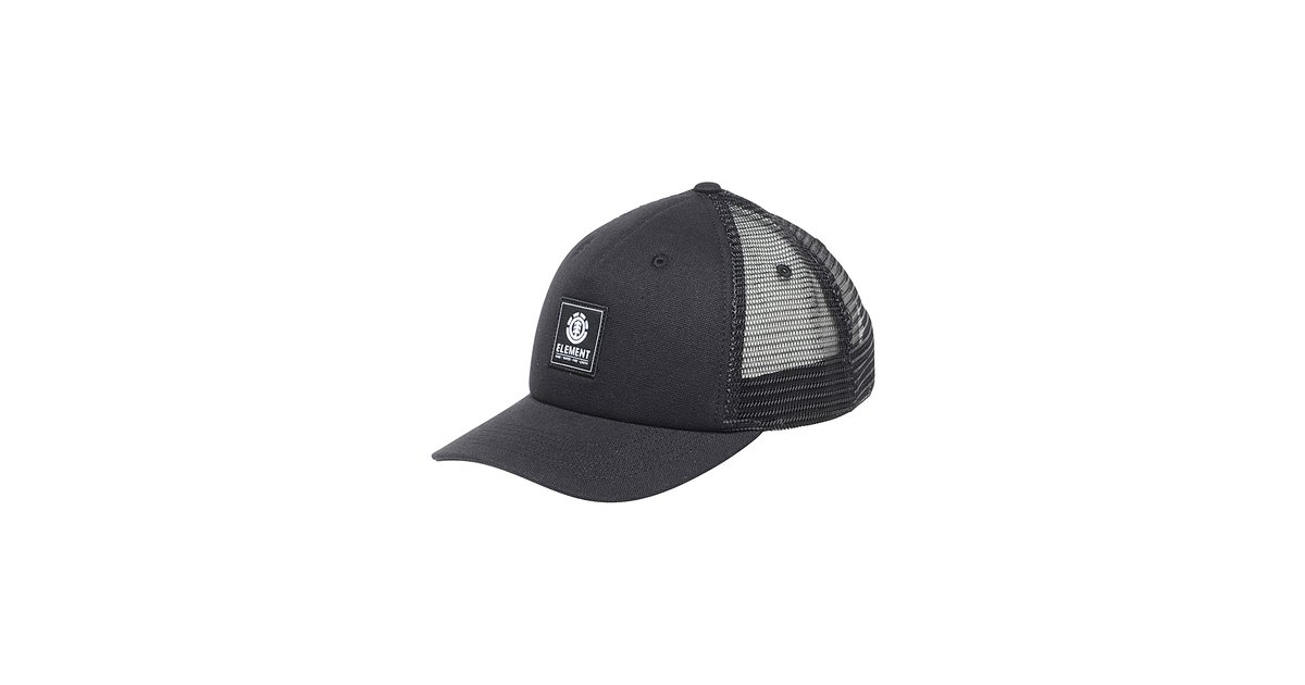 Element Icon Mesh Trucker Cap - Schwarz