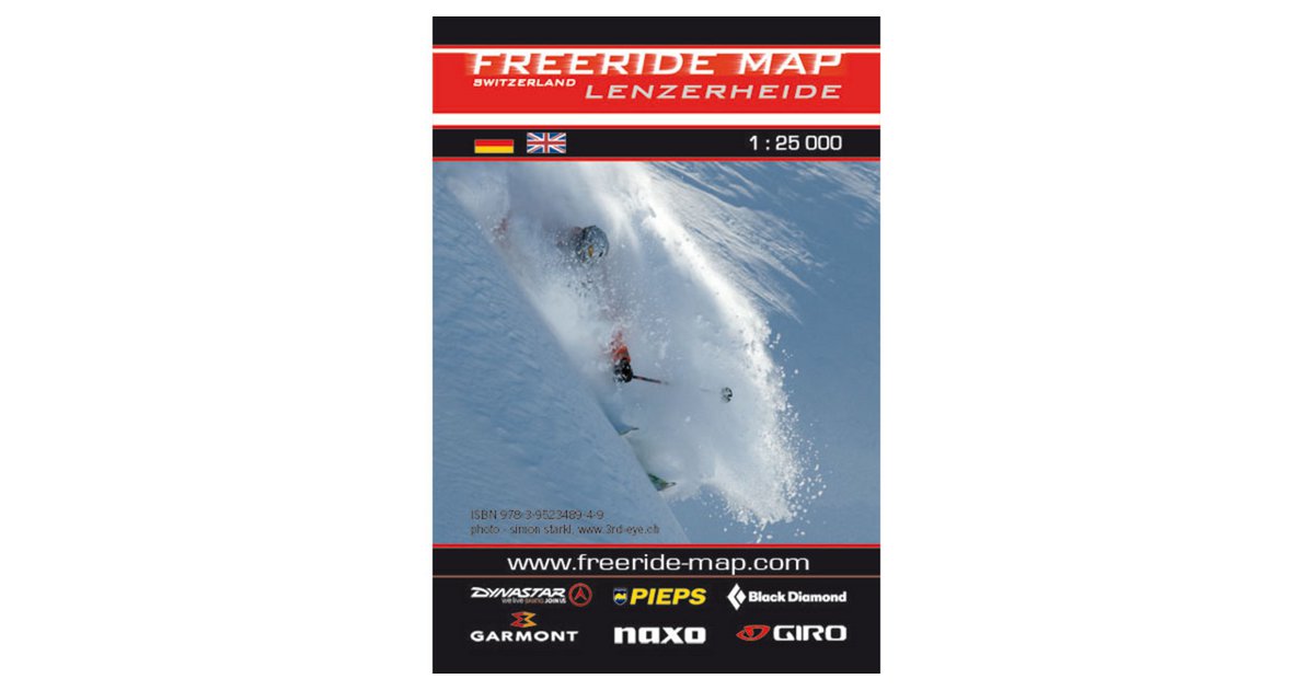 Freeride Map Lenzerheide - Ski