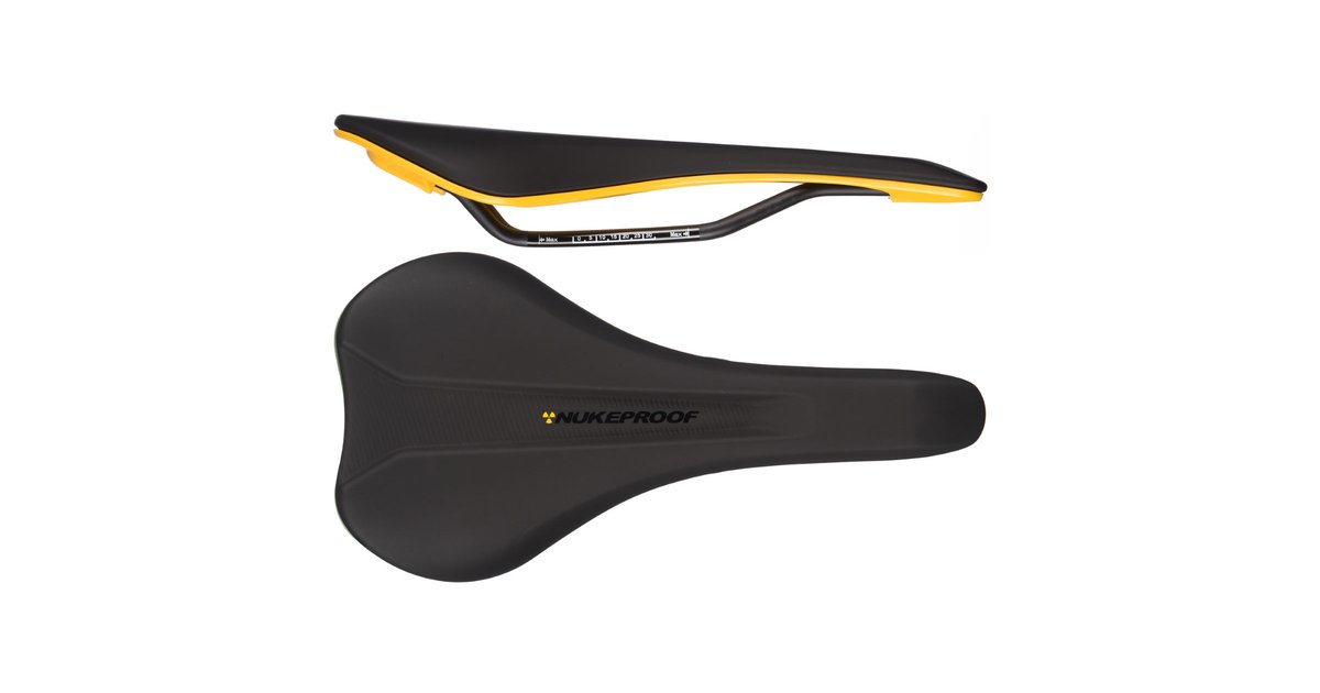 Nukeproof Vector AM Comp Cro-Mo Sattel - Black/Yellow