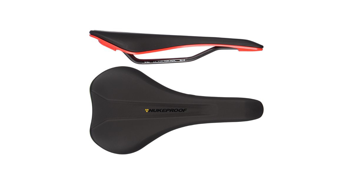 Nukeproof Vector AM Comp Cro-Mo Sattel - Black/Red