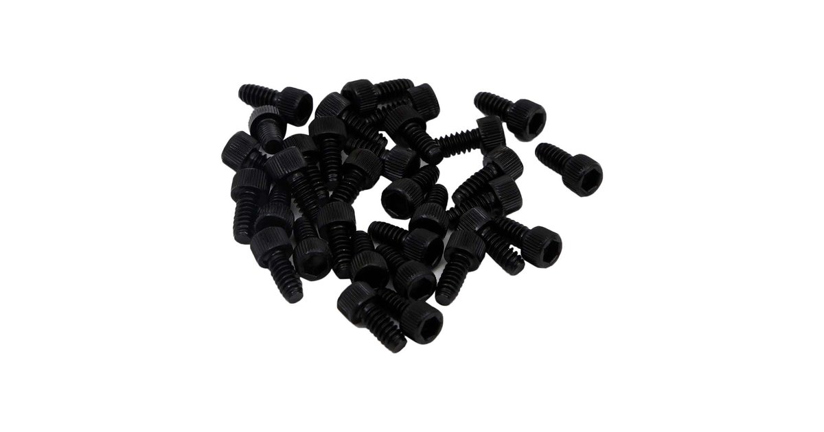 Msc Superflat Pedal Pins Schwarz 32 Units