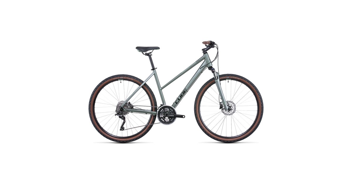 Cube Nature Pro (2022) - 28 Zoll 30K Trapez - silvergreen n black