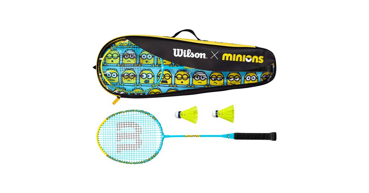 Wilson MINIONS 2.0 JR Badminton Set Kinder